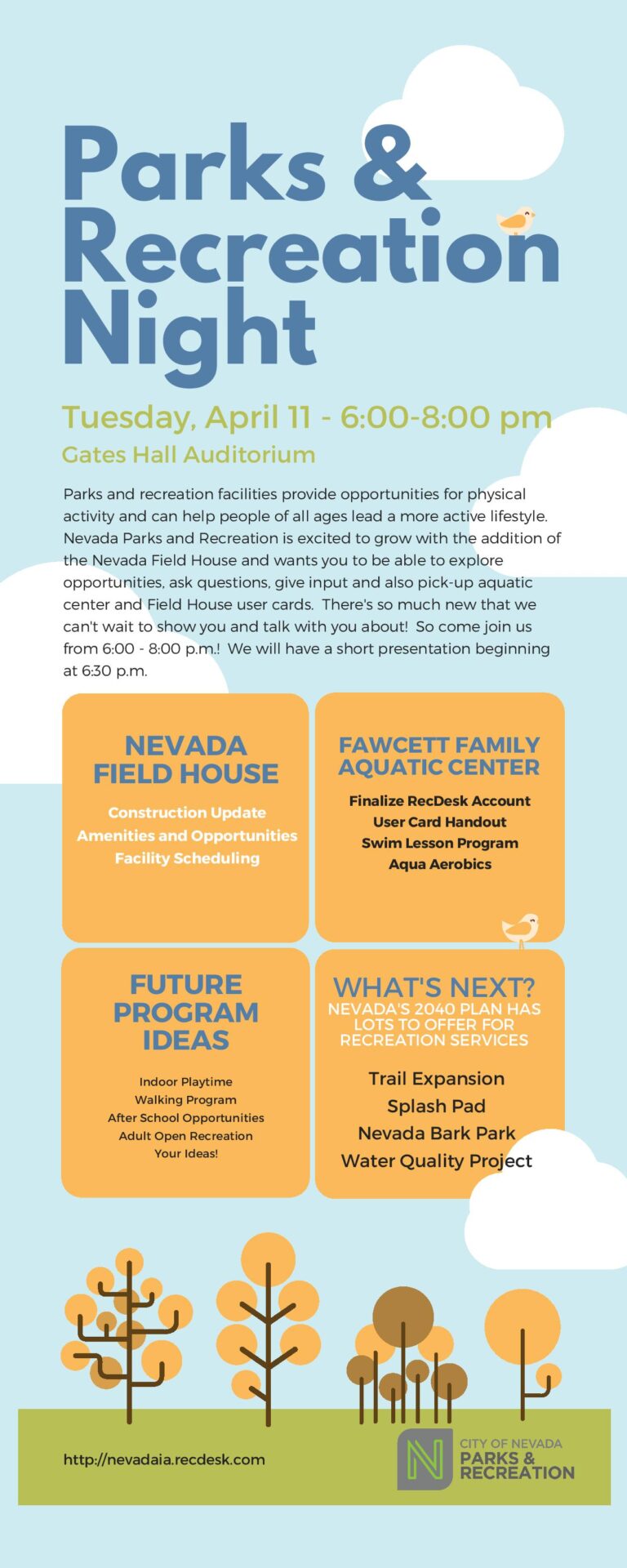 Parks and Rec Night is a chance to have questions answered | City of ...