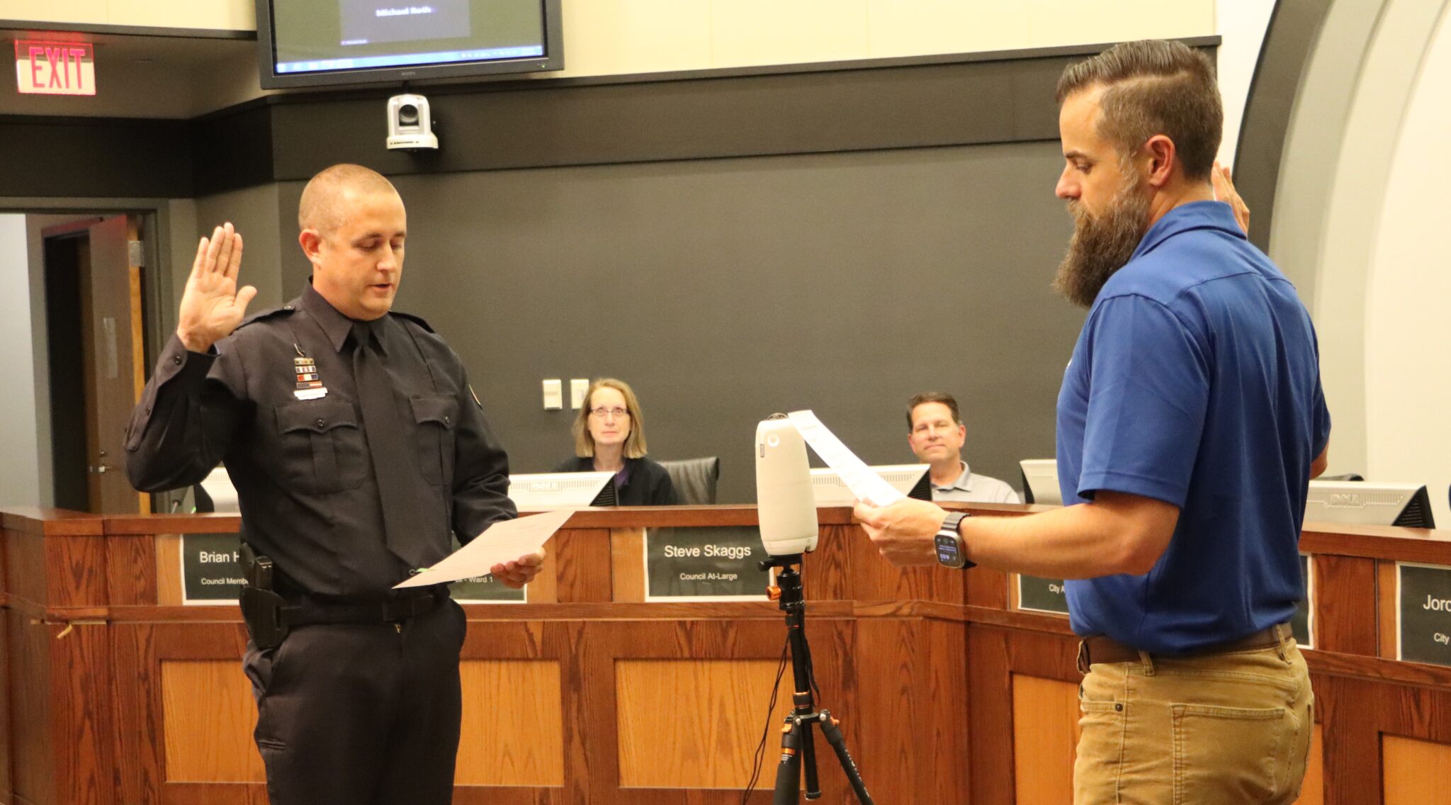 New Chief of Police Sworn in at July 10 Council Meeting | City of ...