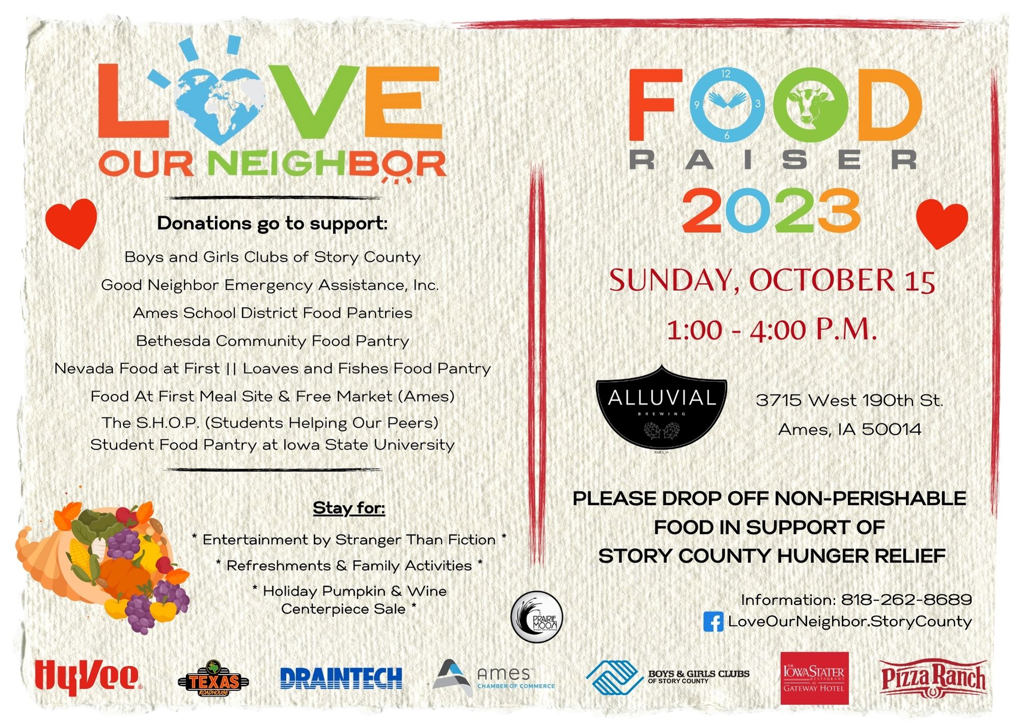 Love Our Neighbor 'Food Raiser' 2023 | City of Nevada, Iowa