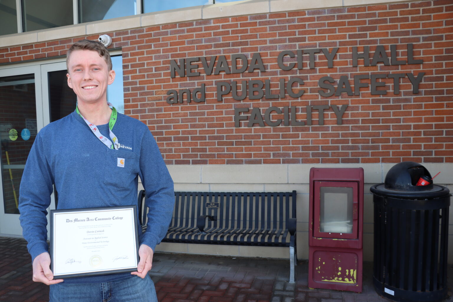 City employee Devin Cornish graduates from DMACC program | City of ...