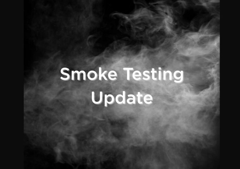 Smoke Testing Update | City of Nevada, Iowa